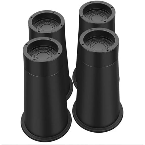 Bed Risers 10 Inch Heavy Duty, Elevation in Heights 8 or 9.8 Inch Round ...