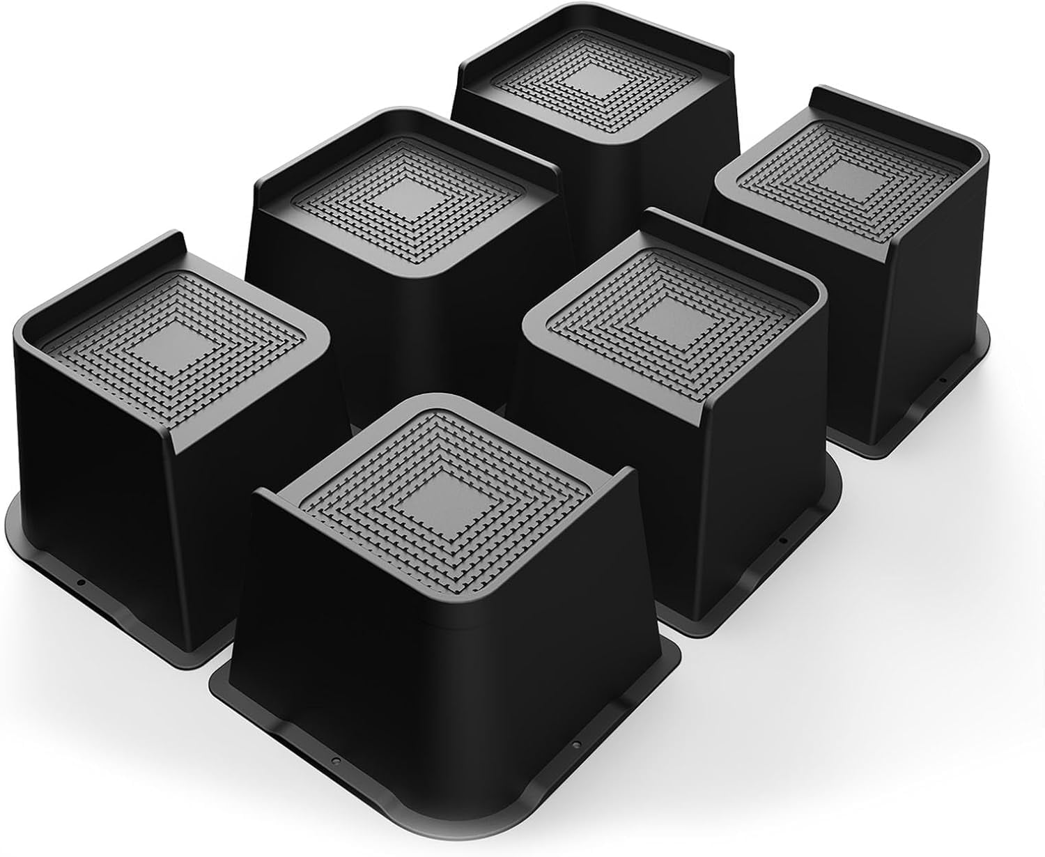 Bed Risers 2 Inch, 3 Inch, 4 Inch, 6 Inch or 8 Inch Heavy Duty ...