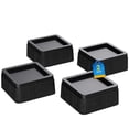 Bed Risers 2 Inch 4pcs Heavy Duty, Furniture Risers Lifts Supports Up ...