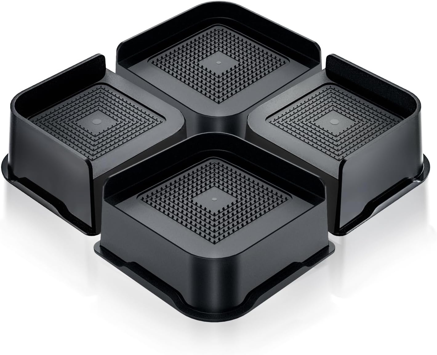 Bed Risers 2 inch, Heavy Duty Adjustable Furniture Riser, Raise Blocks ...