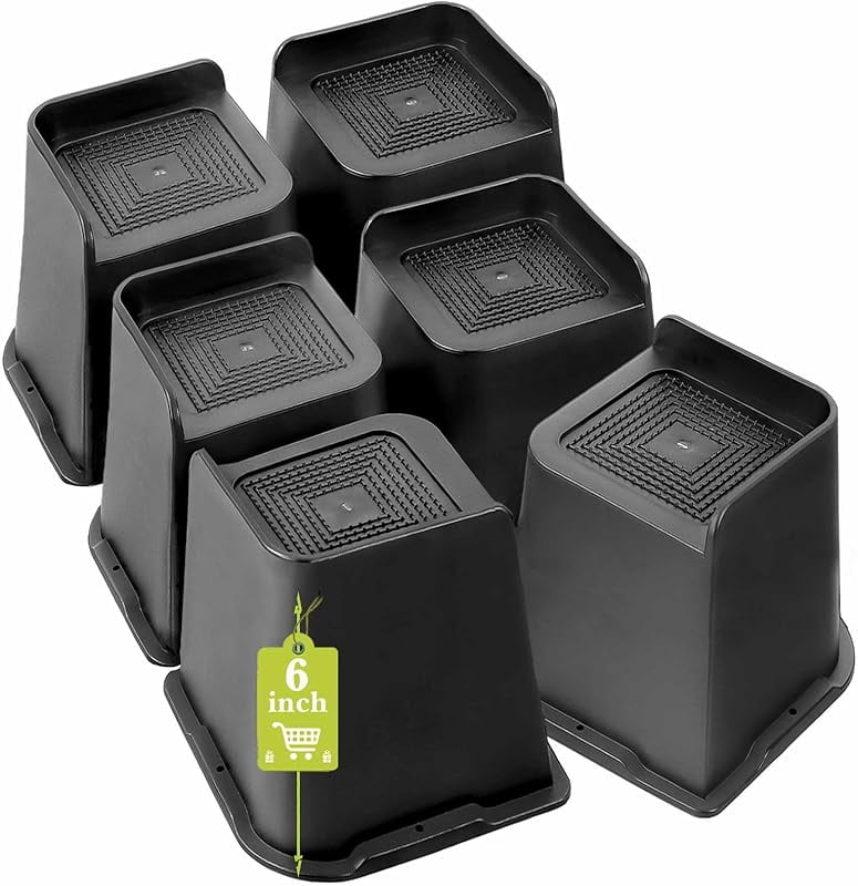 Bed Risers 2 inch, 3 inch, 4 inch, 6 inch, 8 inch Heavy Duty, Oversized ...