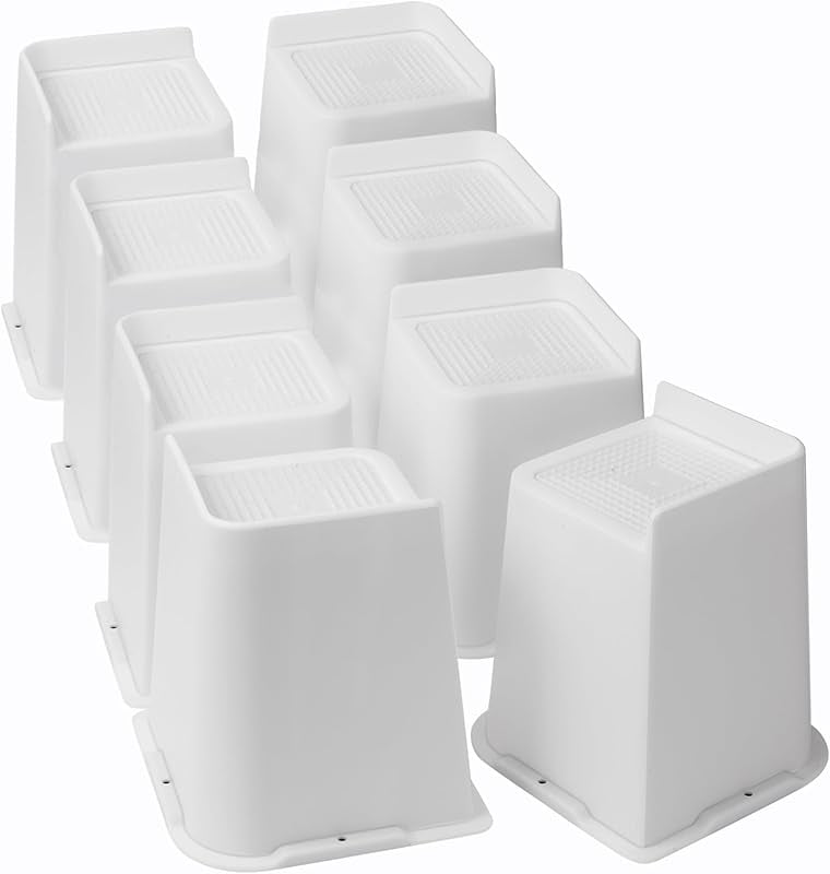 Bed Risers 2 inch, 3 inch, 4 inch, 6 inch, 8 inch Heavy Duty, Oversized ...