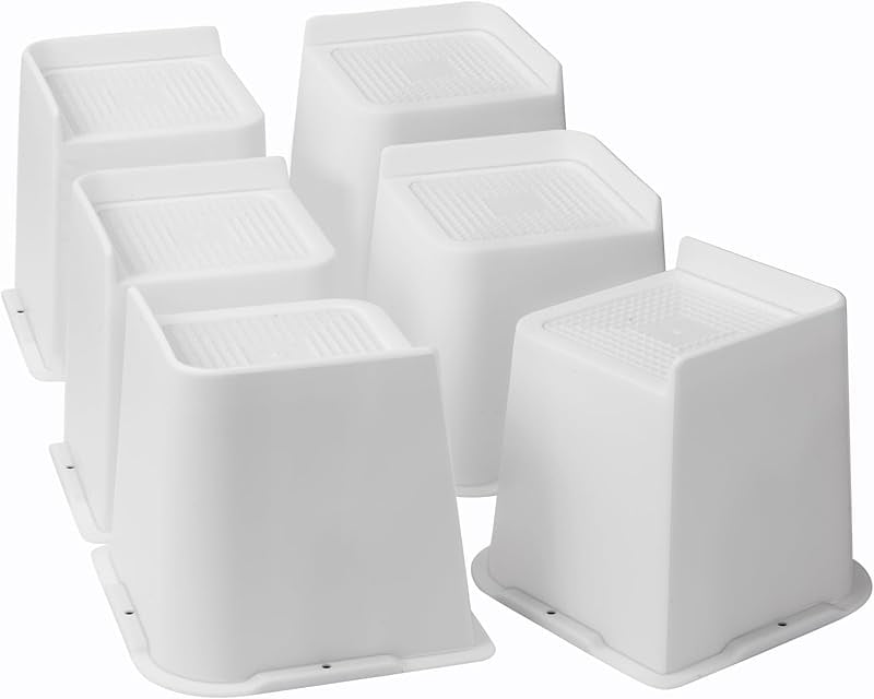 Bed Risers 2 inch, 3 inch, 4 inch, 6 inch, 8 inch Heavy Duty, Oversized ...