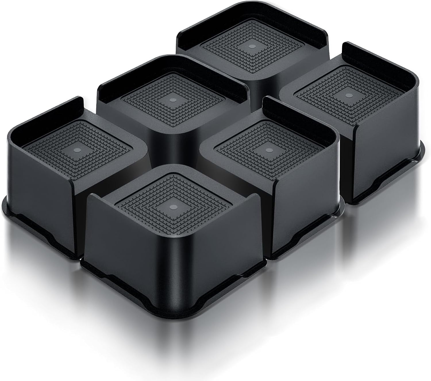 Bed Risers 2 inch, Heavy Duty Adjustable Furniture Riser, Raise Blocks ...