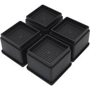 "Lzvxtym Heavy Duty 4 Pack Bed Risers, Adjustable Round Furniture Leg ...