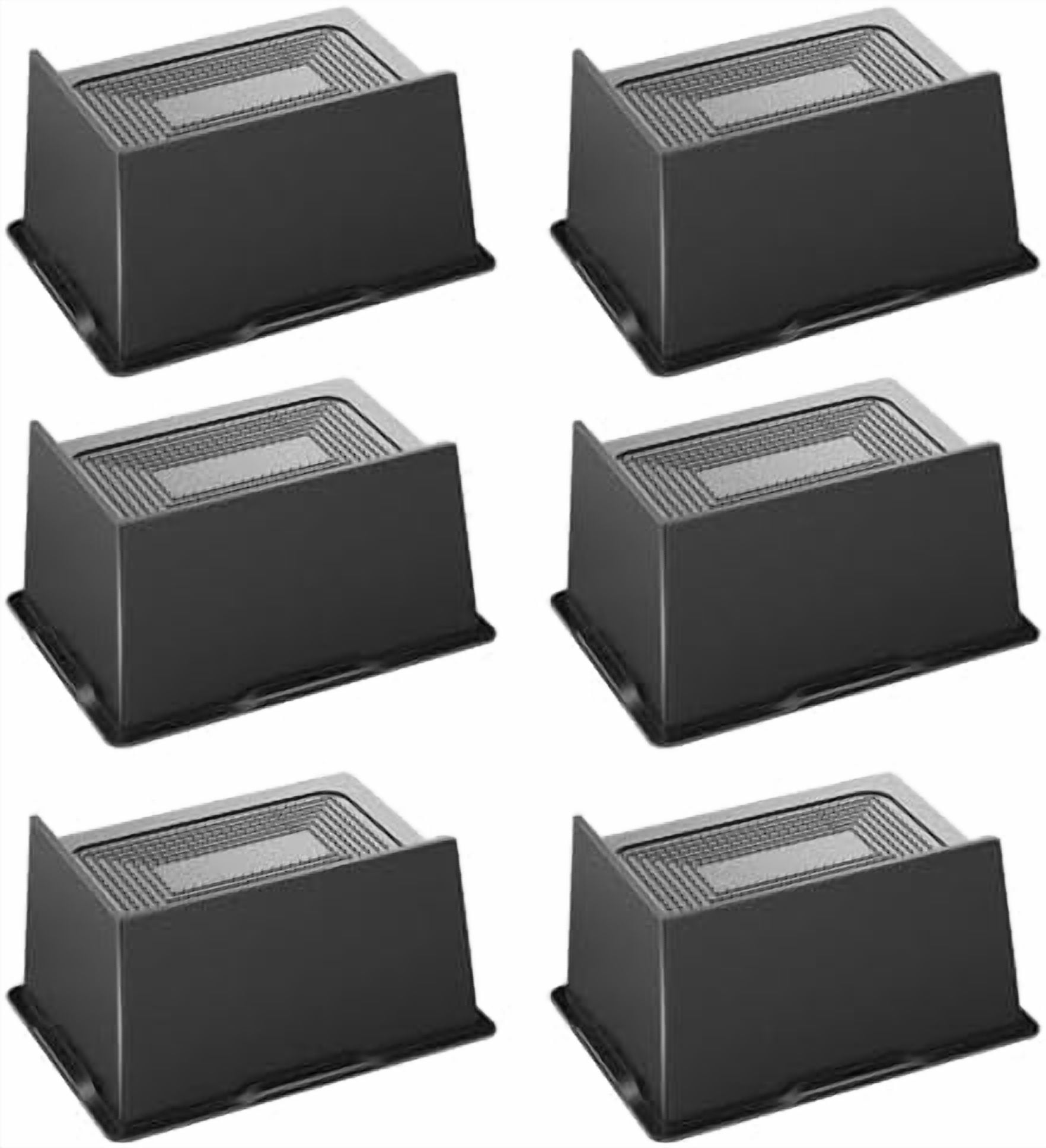 Bed Risers 4 Inch Heavy Duty, Oversized Furnitures Risers 4 inch ...
