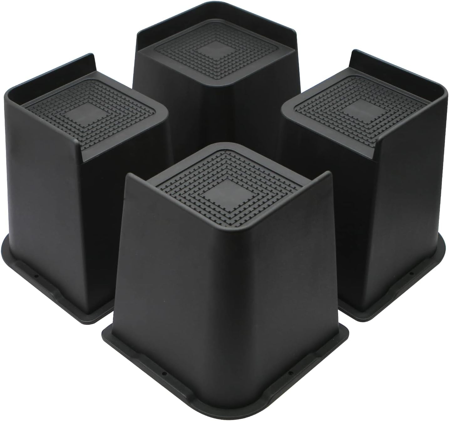 Bed Risers 6 inch, Oversized Furniture Risers, Heavy-Duty Support Up to ...