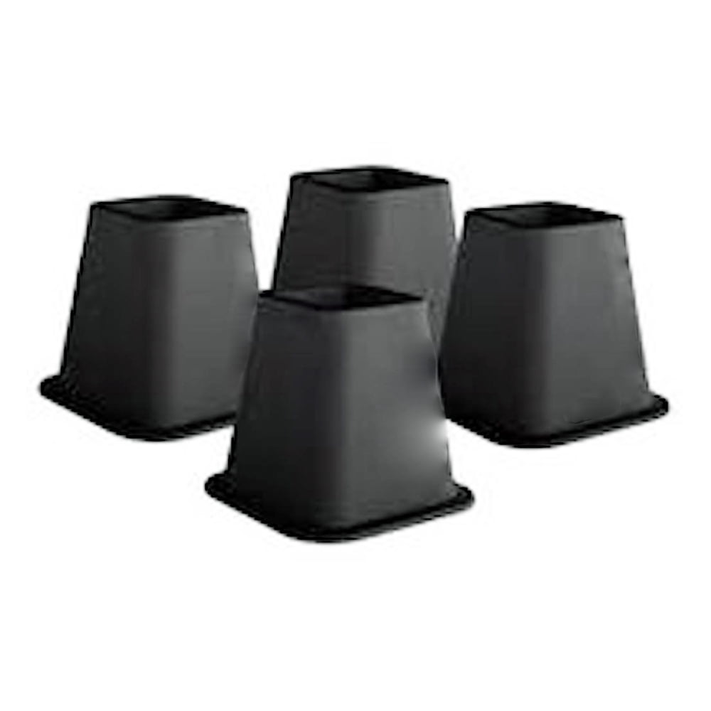 ASOTV Heavy Duty Bed Risers - 6 inches, Sturdy Blocks, Set Of 4 ...