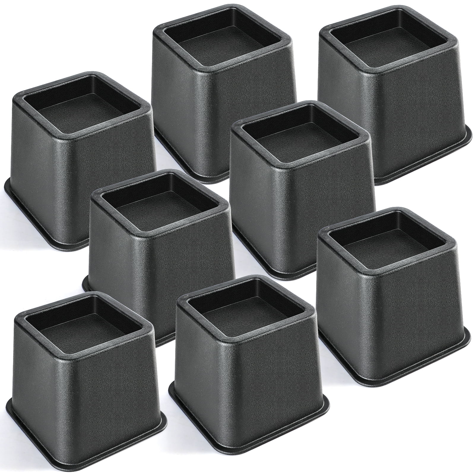 Bed Risers Set of 8,3 Inch Heavy Duty,Furniture Risers for Sofas ...
