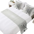 Bed Runner for Cal King Size Bed, Music Tree 3 Pcs Bedding Runner Set ...