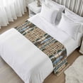 Bed Runner Duck Fish Bedding Scarves Soft Decorative Bed Flag Pine ...