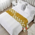 Bed Runner Peony Bedding Scarves Soft Decorative Bed Flag Harmony ...