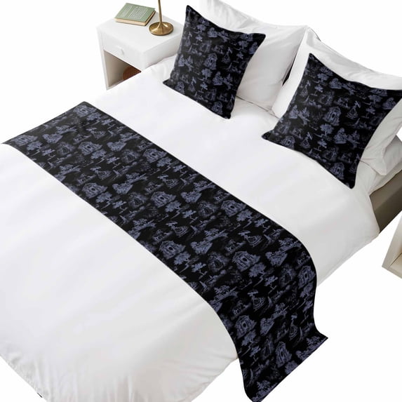 Bed Runner for Queen Size Bed, Farmhouse Country Decorative Beds ...
