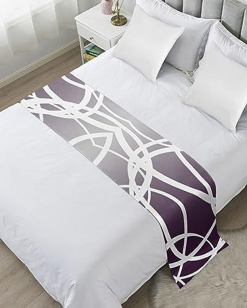 Bed Runner Scarf Bedding Scarves for Food of Bed King Size Luxury Bed ...