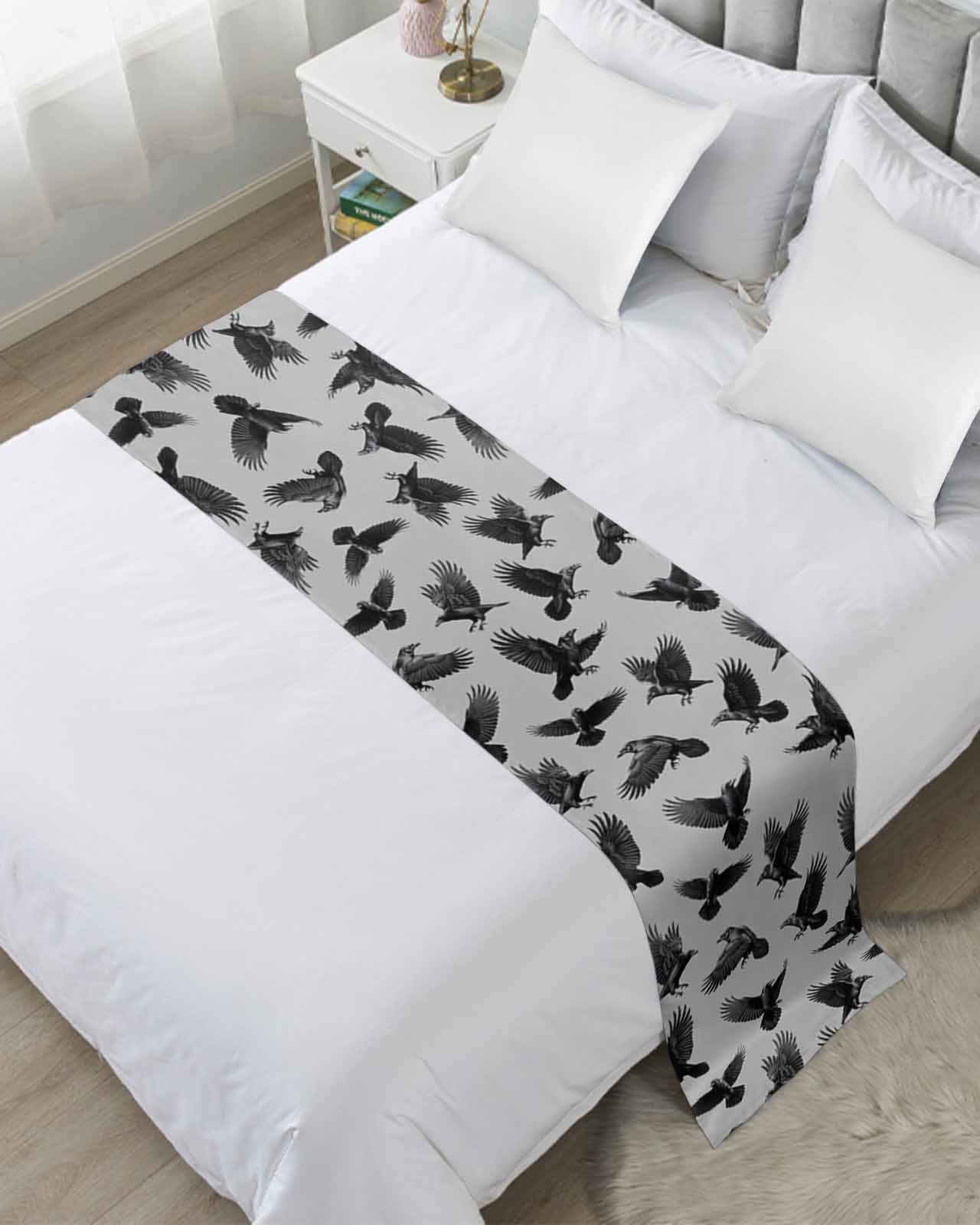 Bed Runner Scarf Cal King Size, Halloween Stain Bed Runners & Scarves ...