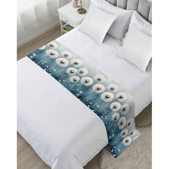 Bed Runner Scarf King Size, Spring Floral Stain Bed Runners & Scarves ...