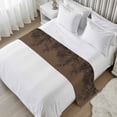 Bed Runner Tree Branches Bird Bedding Scarves Soft Decorative Bed Flag ...