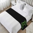 Bed Runner Video Games Controller Bedding Scarves Soft Decorative Bed ...