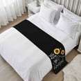 Bed Runner You Are My Sunshine Bedding Scarves Soft Decorative Bed Flag ...