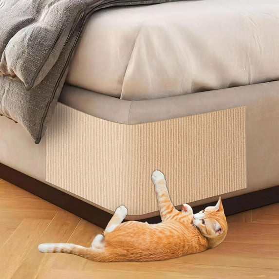 Bed Scratcher Pad,.2"x15.8" Mat,Self- Trimmable Anti Scratch Bed Couch ...