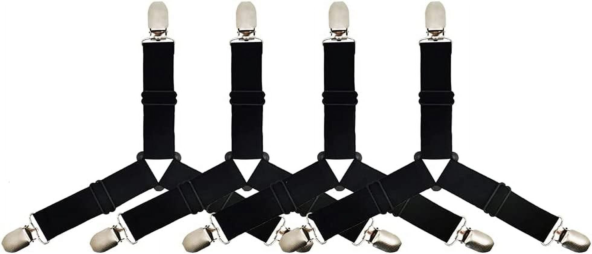 Bed Sheet Fasteners Bed Sheet Holder Straps Adjustable Easy to Install ...