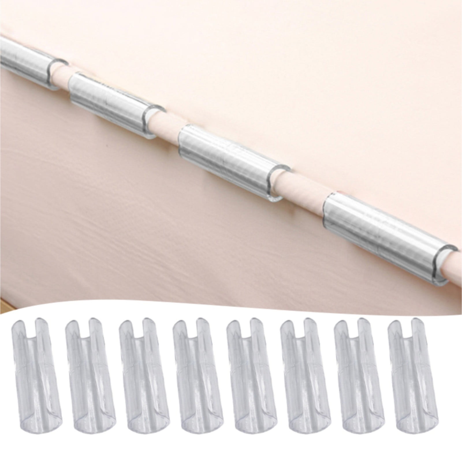 The Bed Sheet Fixing Clips Are Transparent And Colorless|Bed Sheet Clips Plastic Sheet Holders ...
