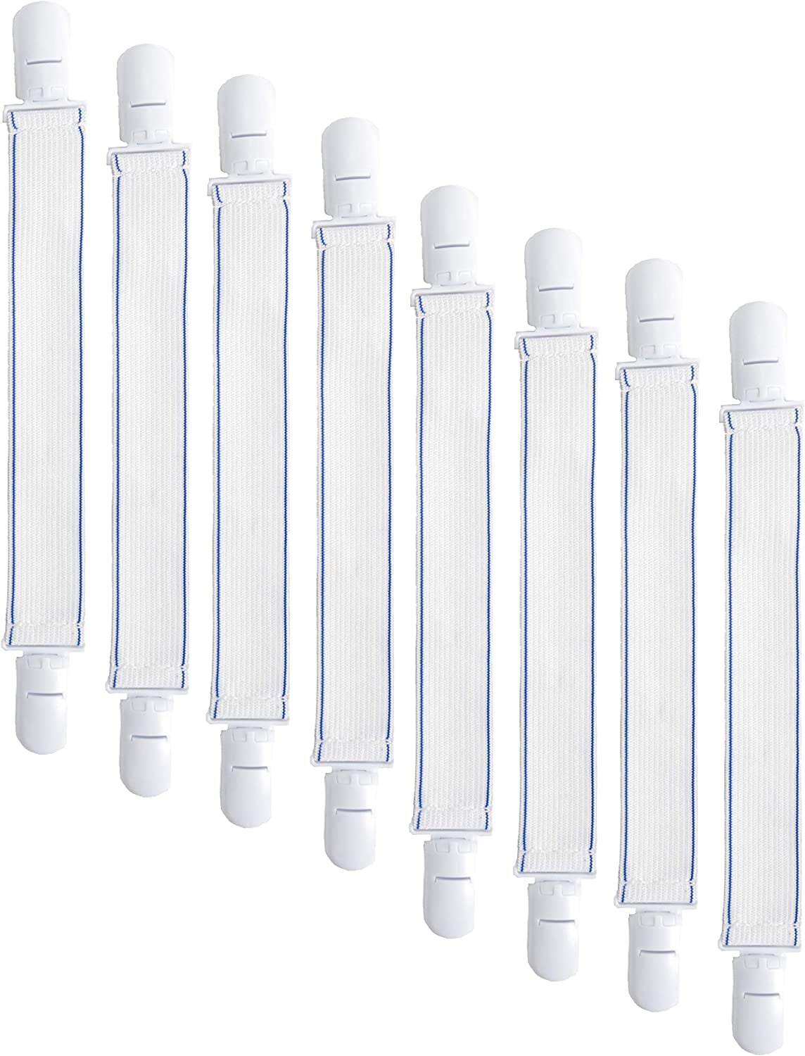 Bed Sheet Grippers, Adjustable Sheet Suspenders Secure Fitted Sheets ...