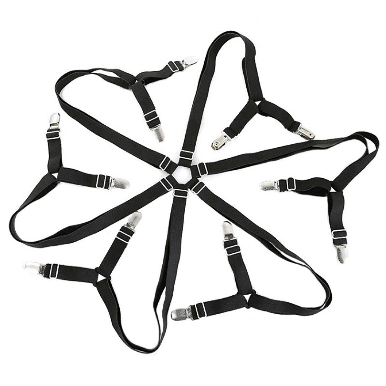 Bed Sheet Holder with 12 Clips Anti-slip Bed Sheet Fixing Strap ...