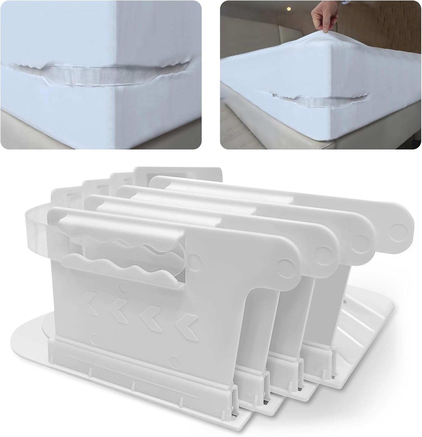 Bed Sheet Holders for Corners, Sheet Holders Keep Sheets Firm & Tight ...