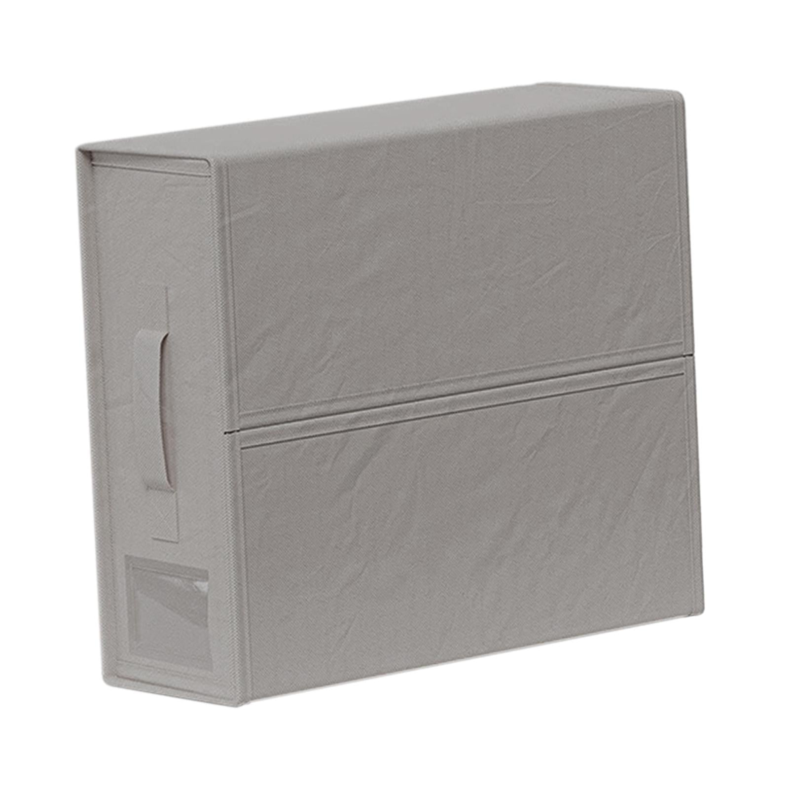 Bed Sheet Organizer Foldable Sheet Storage Box 38x12x31.5cm Sheet Grey ...