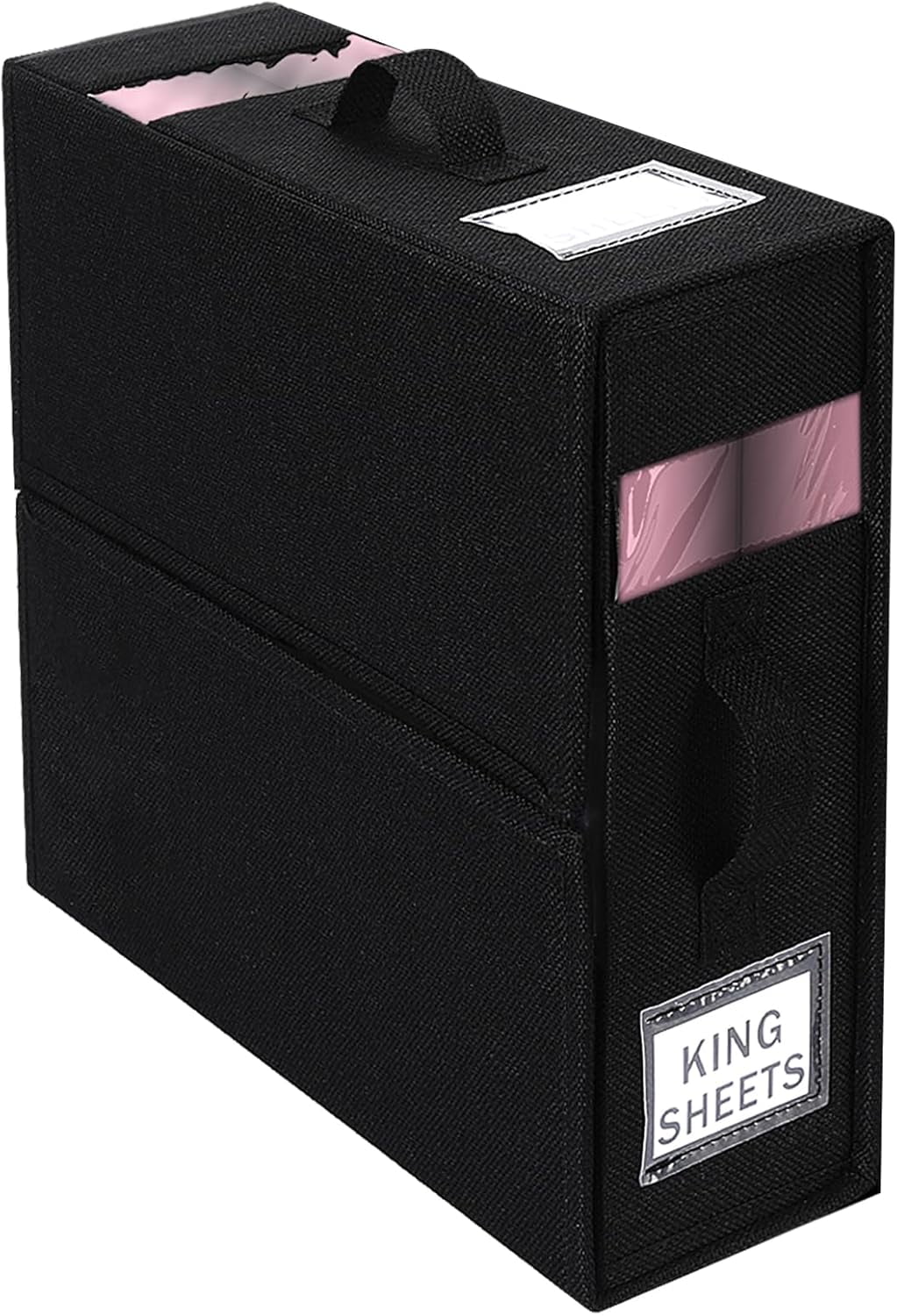 Bed Sheet Organizers and Storage Foldable Linen Sheet Organizer with ...