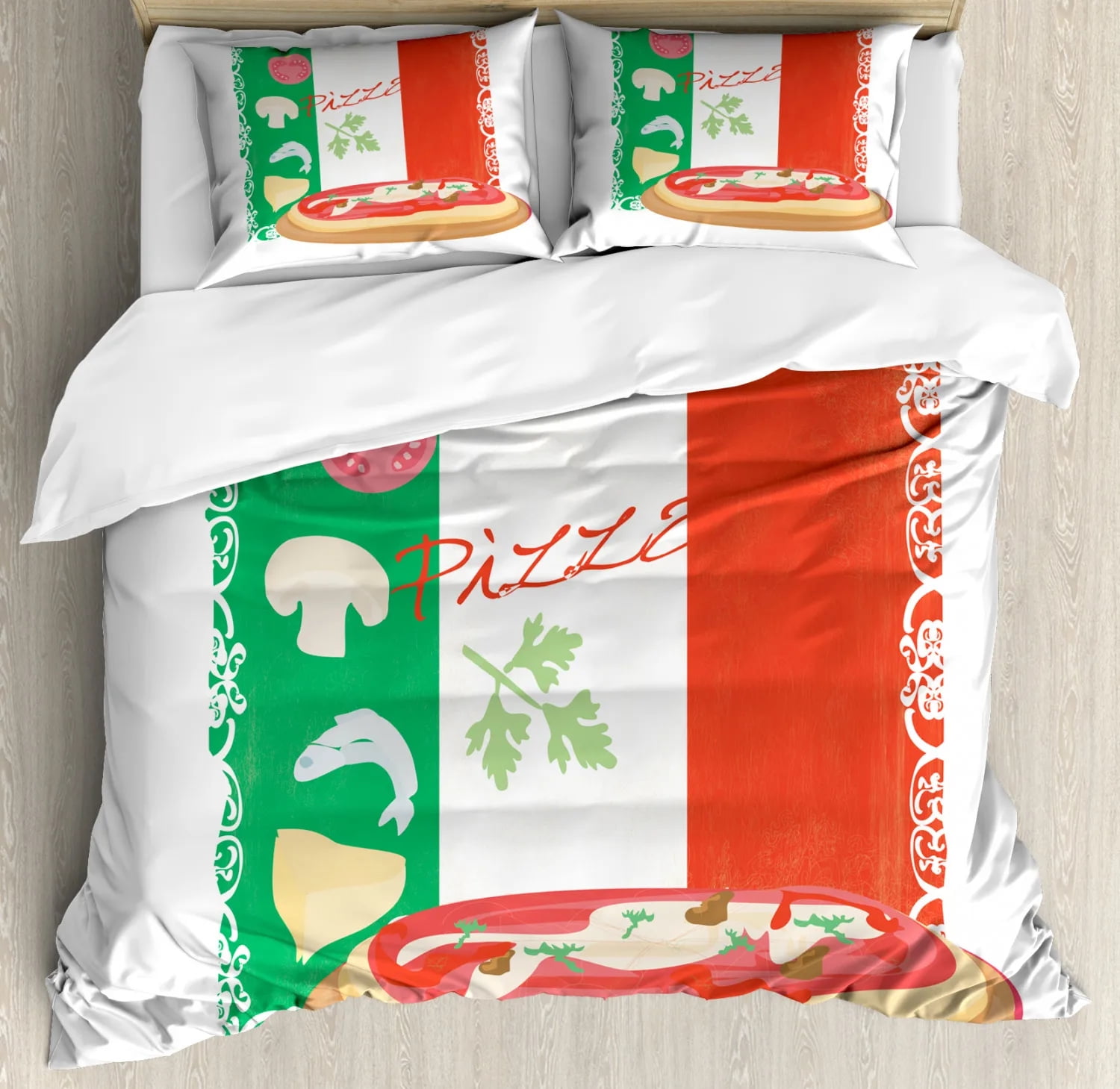 Bed Sheet Set Italy /King/Full Size for Kids Adult Microfiber Italian ...