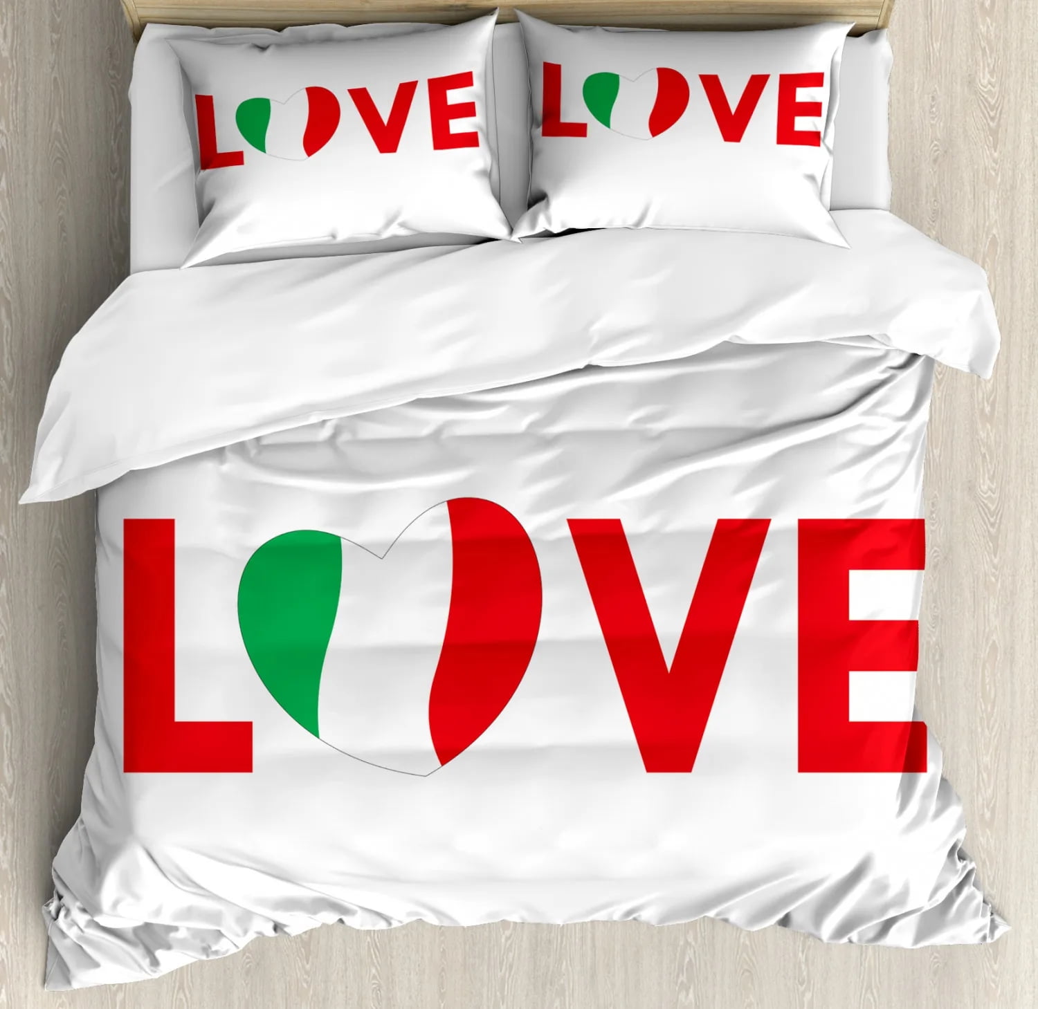 Bed Sheet Set Italy /King/Full Size for Kids Adult Microfiber Italian ...
