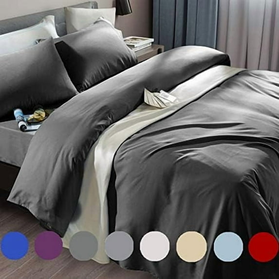 Bed Sheet Set Super Soft Microfiber 1800 Thread Count Luxury Egyptian ...