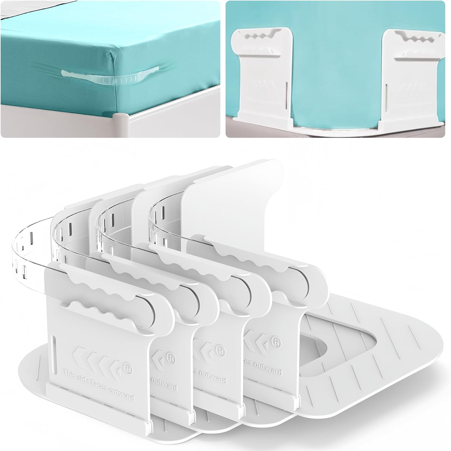 The Bed Sheet Straps Holder with Bed Sheet Tucker Tool Upgraded Widen ...