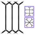 Bed Sheet Straps for Full Size Beds, 3 Pieces Adjustable Crisscross ...