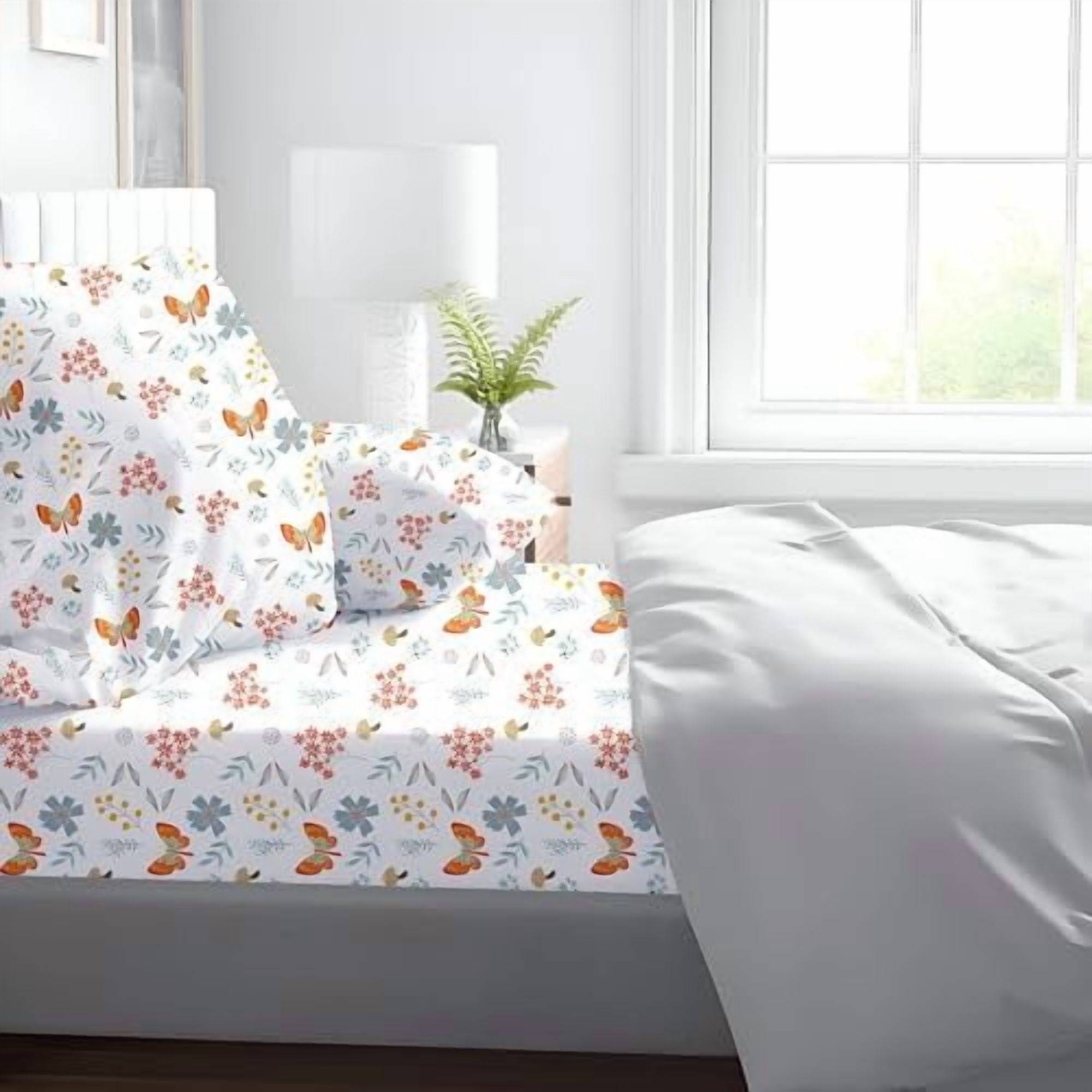 Bed Sheets 4 Piece 100% Egyptian Cotton 600 Thread Count Soft Crisp ...