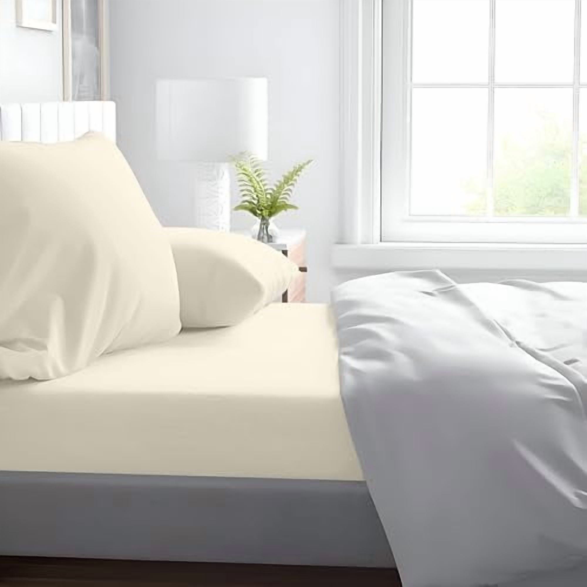 Bed Sheets 4 Piece 100% Egyptian Cotton 600 Thread Count Soft Crisp ...
