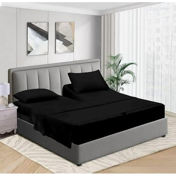 Bed Sheets 5 Piece 100% Egyptian Cotton 600 Thread Count Soft Crisp ...