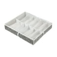 Under Bed Shoe Organizer, 12-Shoe Storage Box With Clear Lid Featuring ...