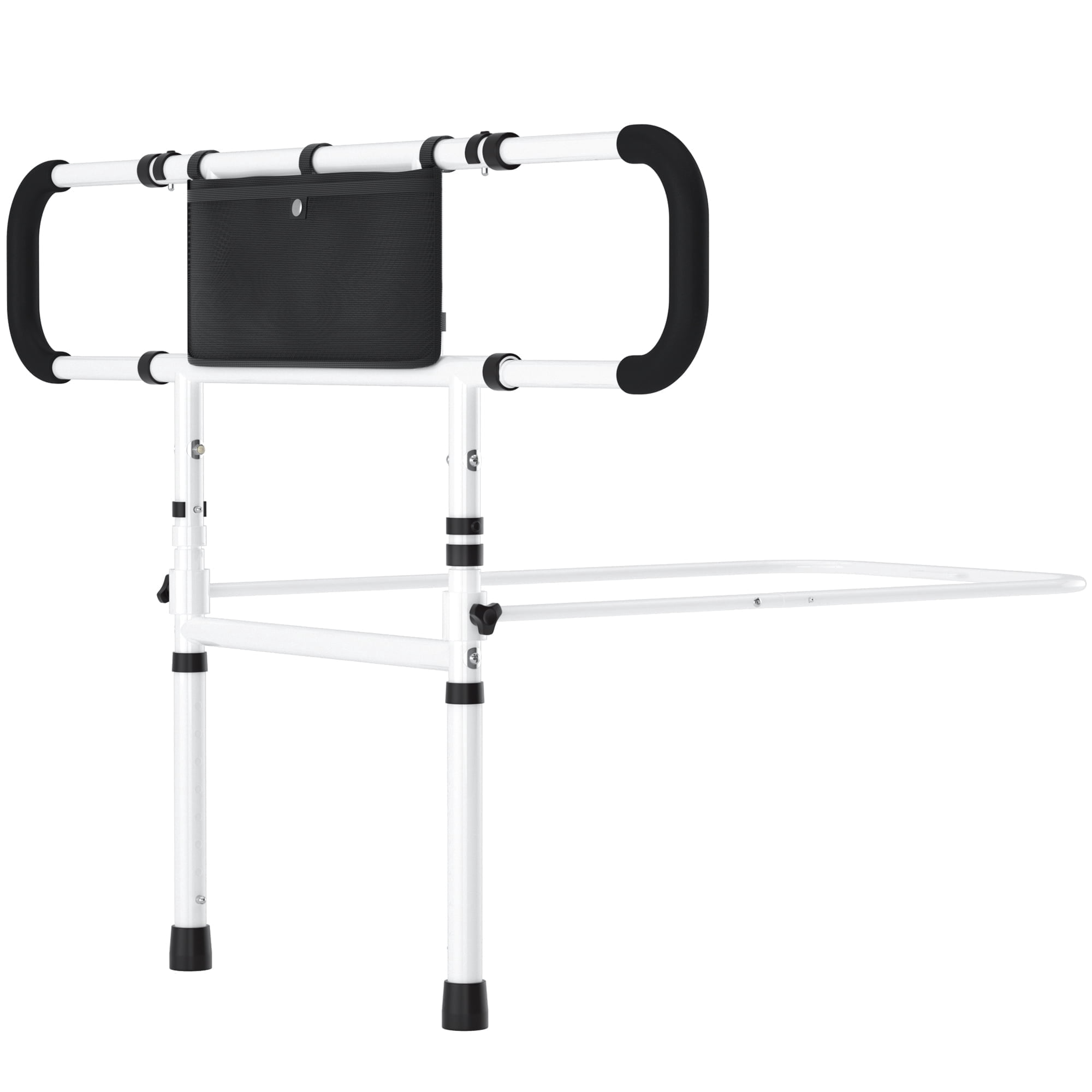 Bed Side Rail Mobility Aid Guard punch-free and foldable bedside ...