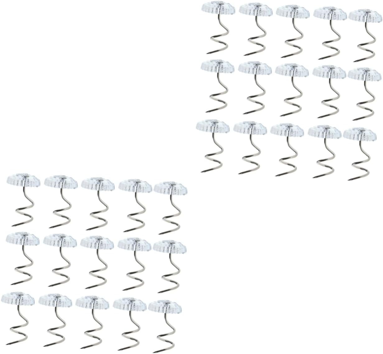 Bed Skirt Pins for Decoration Twist Pins Plastic Head Twist Pins Clear ...