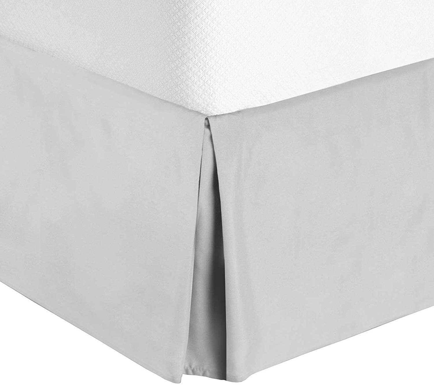 Bed Skirt Split Corner Queen 600 Threadcount 100% Natural Cotton Queen ...