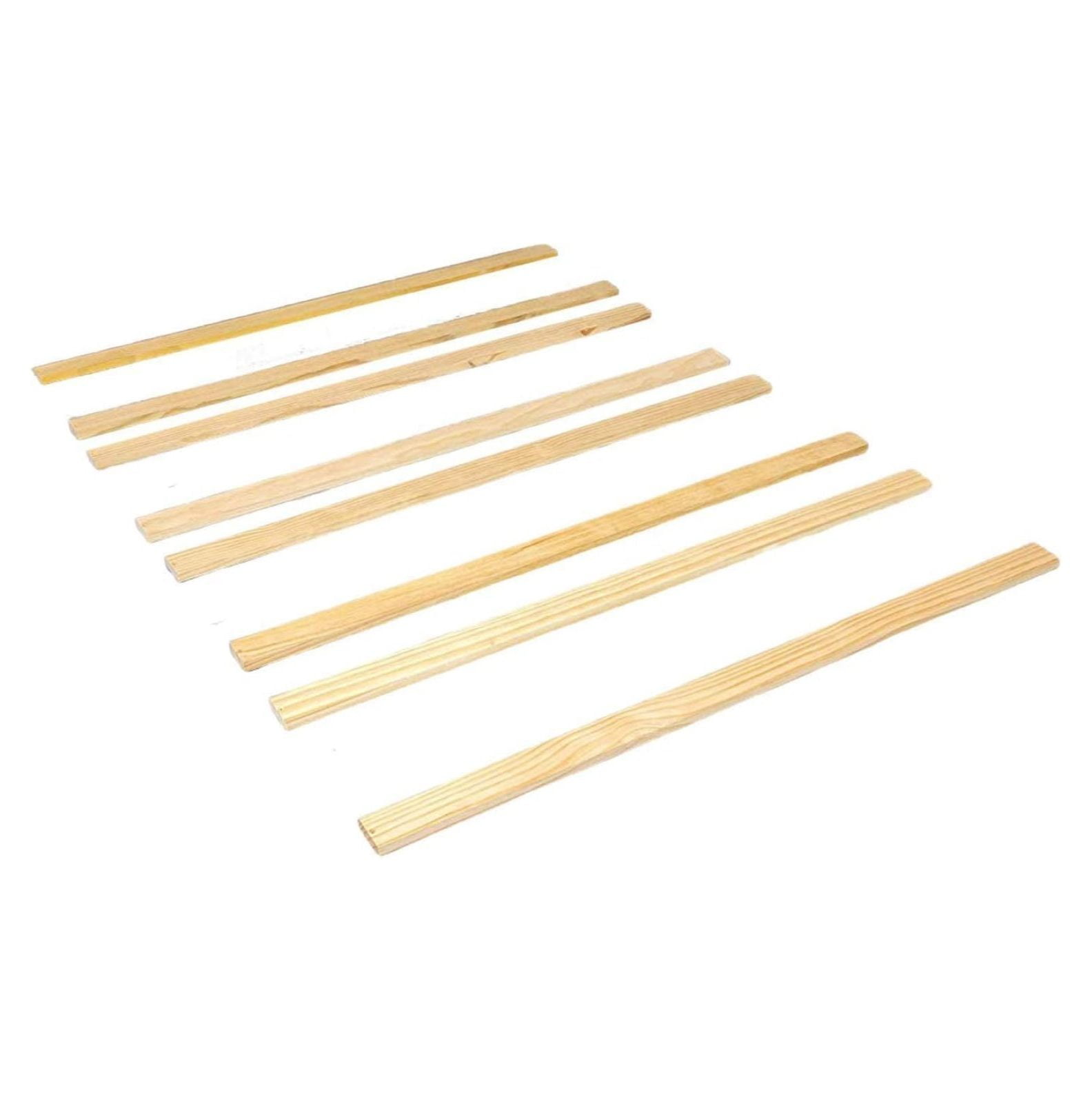Bed Slats for Twin, Full, Queen & King Mattresses - 8-Pack Wooden ...
