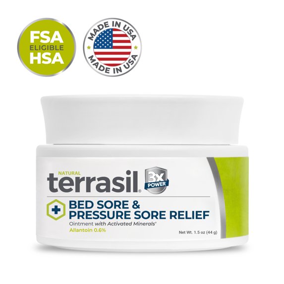 Terrasil Bed Sores Cream for Natural Treatment of Bed Sores & Pressure ...