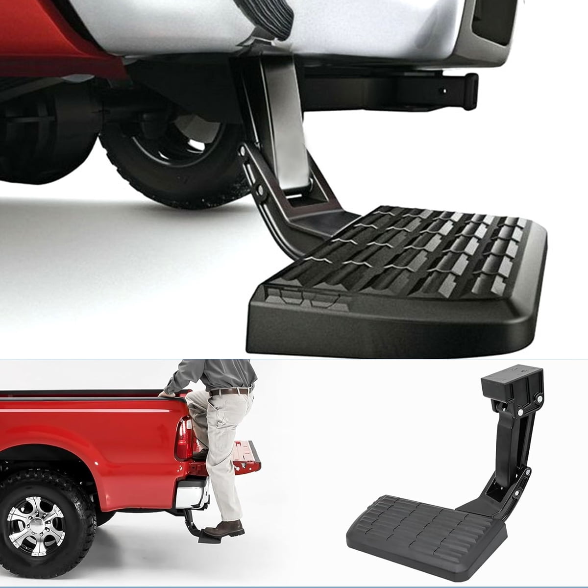 Bed Step fits for Ford F150 2022 2023 Rear Retractable Bumper Step ...