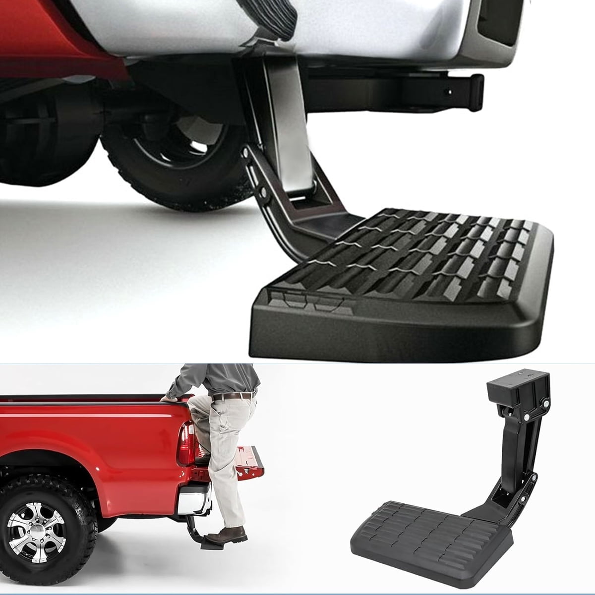 Bed Step fits for Ford Ranger 2023 2024 2025Rear Retractable Bumper ...