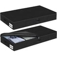 Under Bed Storage Container Bins 2 Pack, 5 Inch Thin Low Profile ...