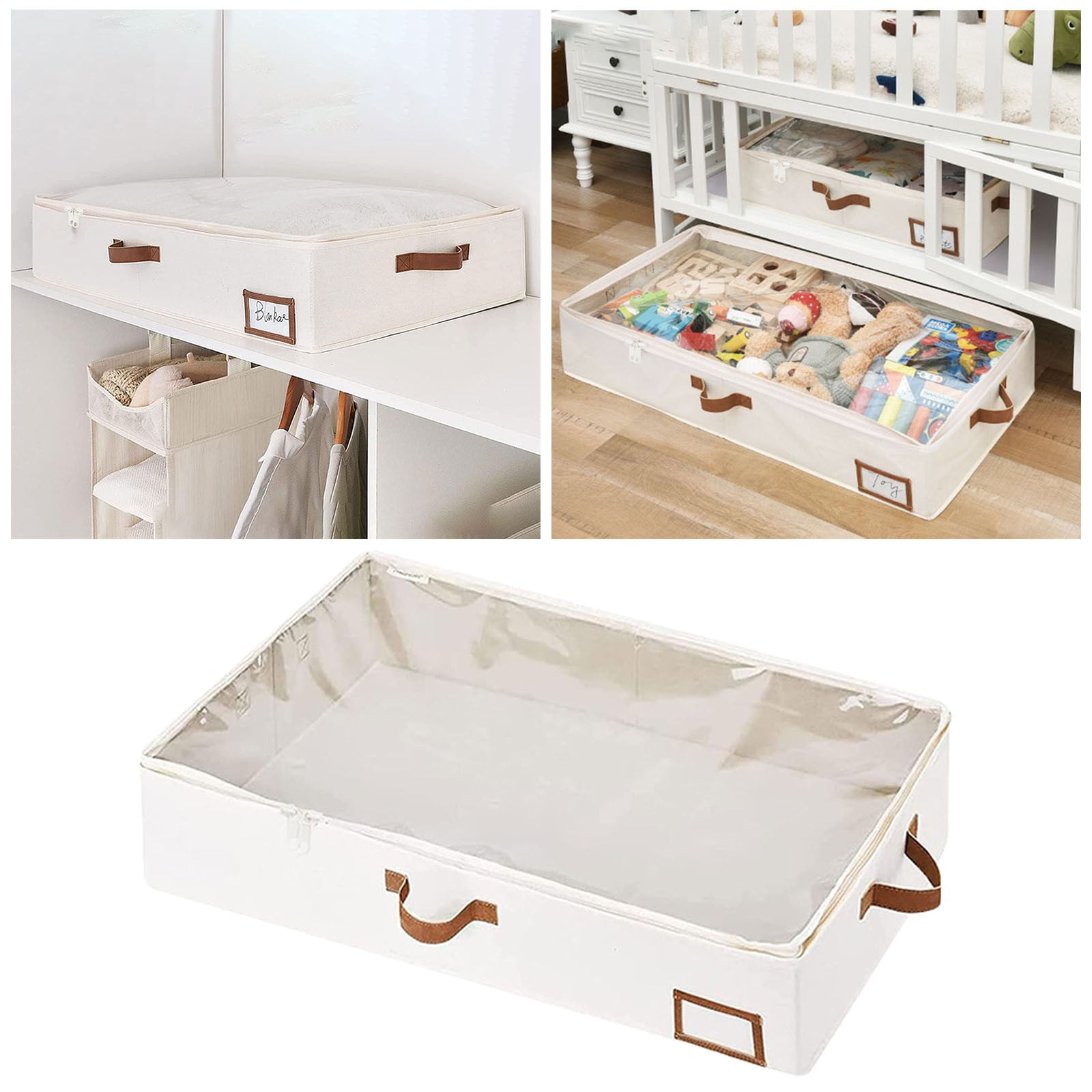 Under Bed Storage Containers, Closet Organizers and Storage Bins with ...