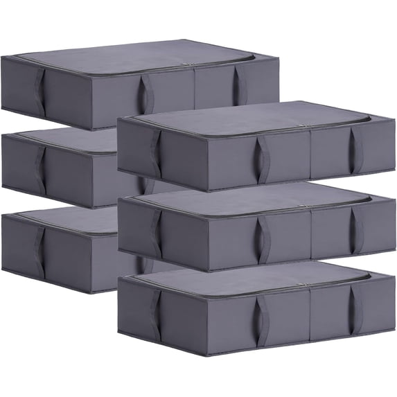 Under Bed Storage Containers, Durable Fabric, Washable, Collapsible ...